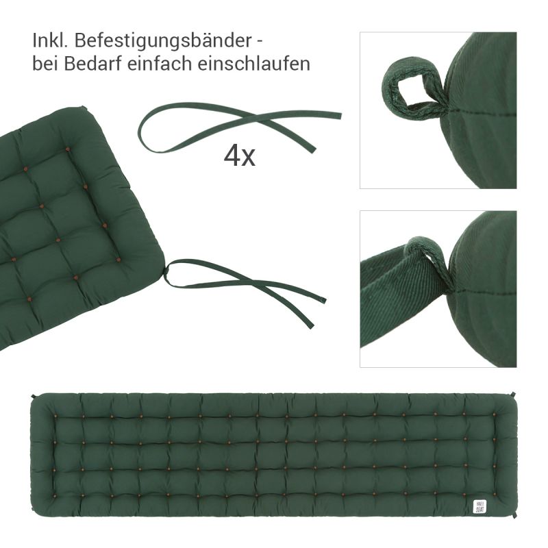 Sitzbank Polster | Moosgrün | HAVE A SEAT Living